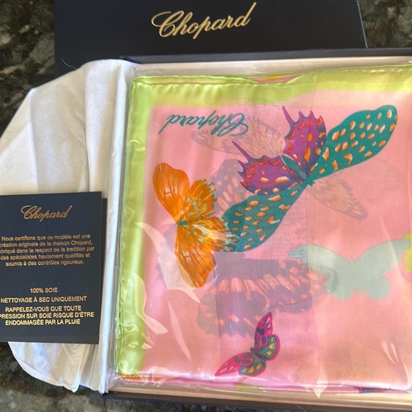 Chopard | Accessories | Chopard Silk Scarf New In Original Box And ...